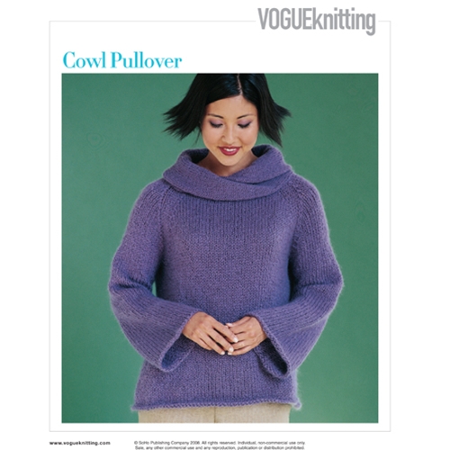 COWL PULLOVER – Vogue Knitting