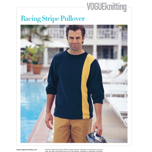 RAGLAN STRIPE PULLOVER – Vogue Knitting