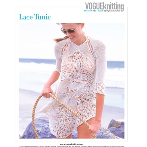 LACE TUNIC – Vogue Knitting