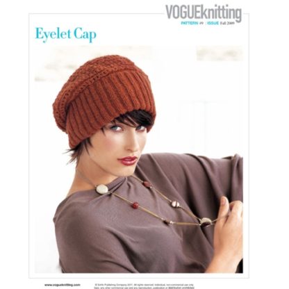 EYELET CAP – Vogue Knitting
