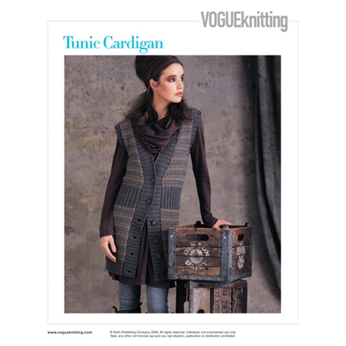 TUNIC CARDIGAN – Vogue Knitting