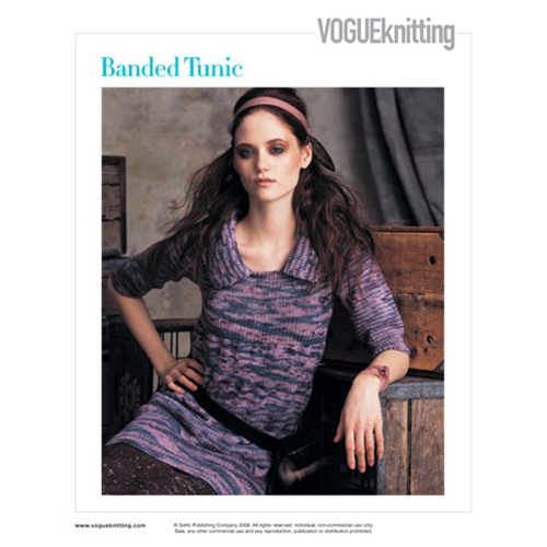 BANDED TUNIC – Vogue Knitting