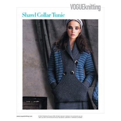 SHAWL COLLAR TUNIC – Vogue Knitting