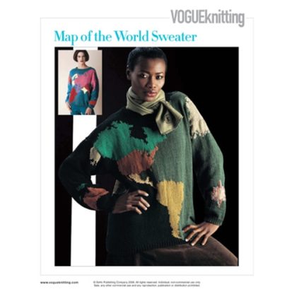 MAP OF THE WORLD SWEATER – Vogue Knitting
