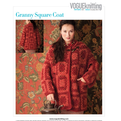 GRANNY SQUARE COAT – Vogue Knitting