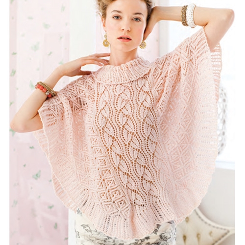 LACE PONCHO – Vogue Knitting