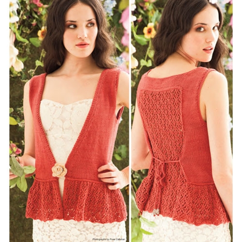 LACY VEST – Vogue Knitting