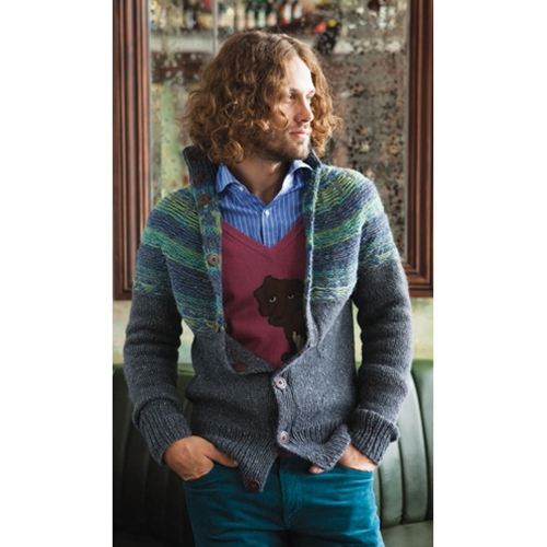 MEN’S REVERSE FAIR ISLE CARDIGAN – Vogue Knitting