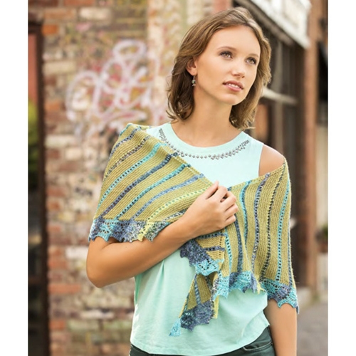 POLYGON SHAWLETTE – Vogue Knitting