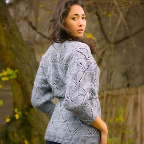 STARLET DIAMOND CARDIGAN – Vogue Knitting