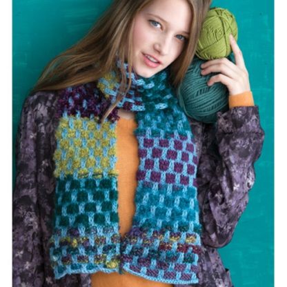 CHECKERBOARD SCARF – Vogue Knitting