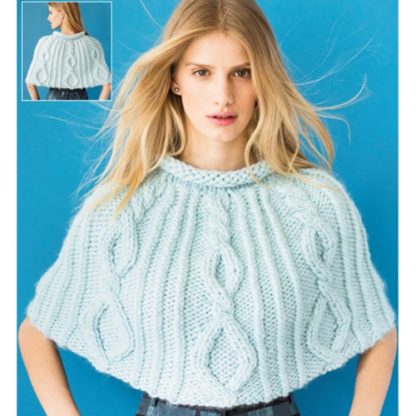 CROPPED PONCHO – Vogue Knitting