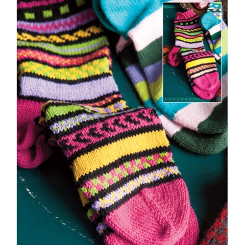 BOLD COLORWORK SOCKS – Vogue Knitting