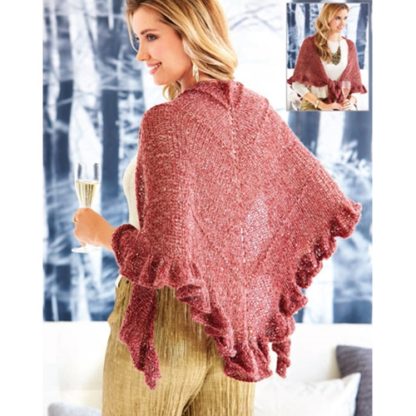 RUFFLED SHAWL – Vogue Knitting