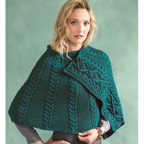 CABLED WRAP – Vogue Knitting