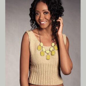 DEEP RIB TANK – Vogue Knitting
