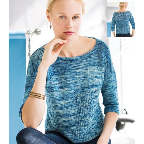 STITCH SAMPLER PULLOVER – Vogue Knitting