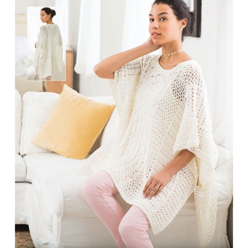 LACE SAMPLER PONCHO – Vogue Knitting