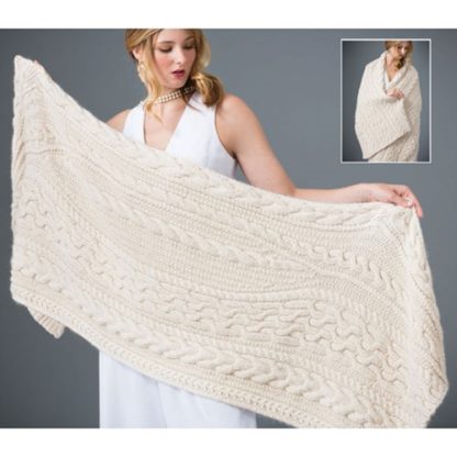ARAN SHAWL – Vogue Knitting