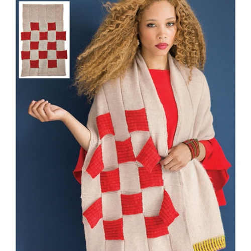 WOVEN WRAP – Vogue Knitting