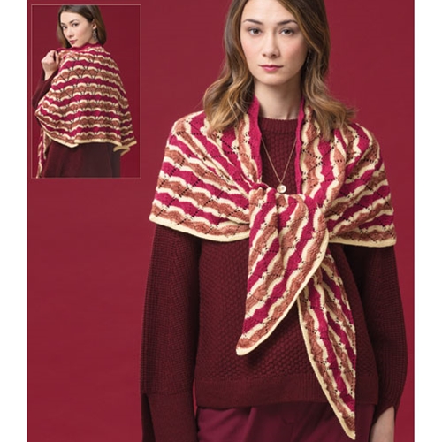 WATERFALL SHAWL – Vogue Knitting