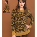 LEOPARD-PRINT PULLOVER – Vogue Knitting
