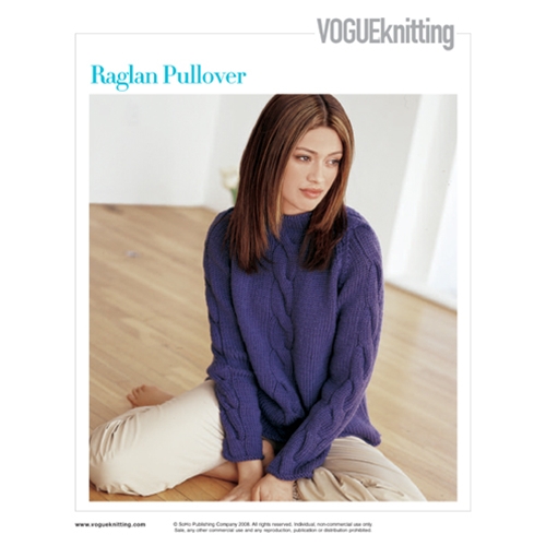 RAGLAN PULLOVER – Vogue Knitting