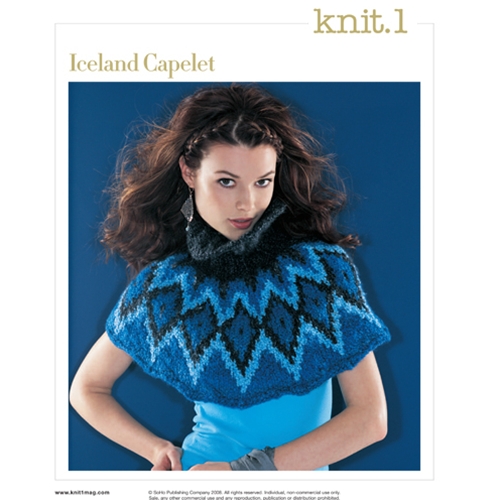 ICELAND CAPELET – Vogue Knitting
