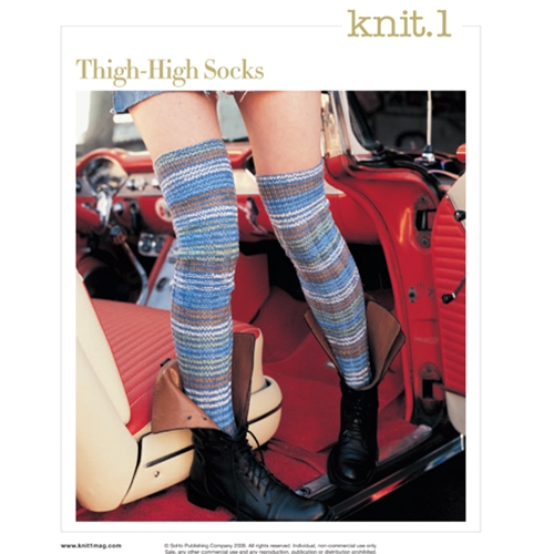 THIGH-HIGH SOCKS – Vogue Knitting