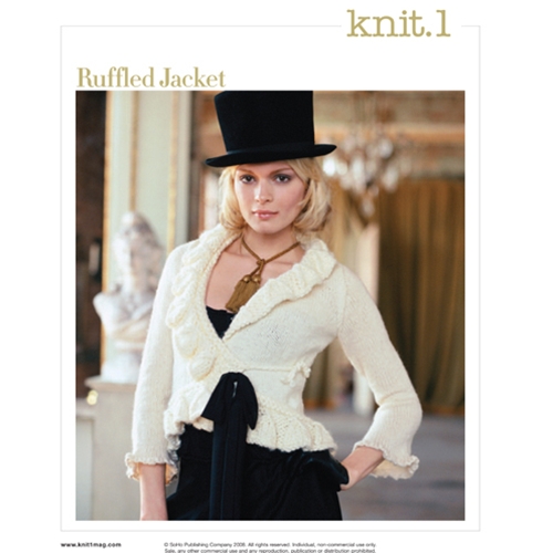 RUFFLED JACKET – Vogue Knitting